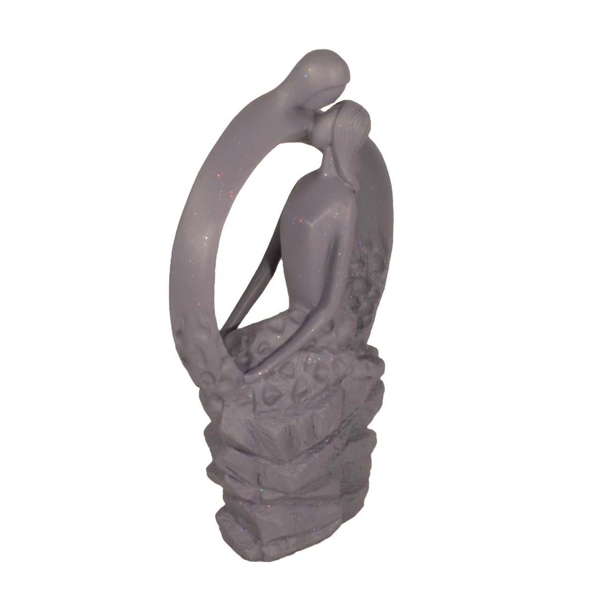 Solstice Sculptures Blissful Halo 61Cm Grey Shimmer Statue– Ruby's ...