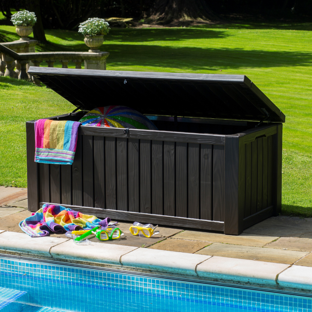 Keter Rockwood Storage Box in Dark Brown– Ruby's Garden Boutique